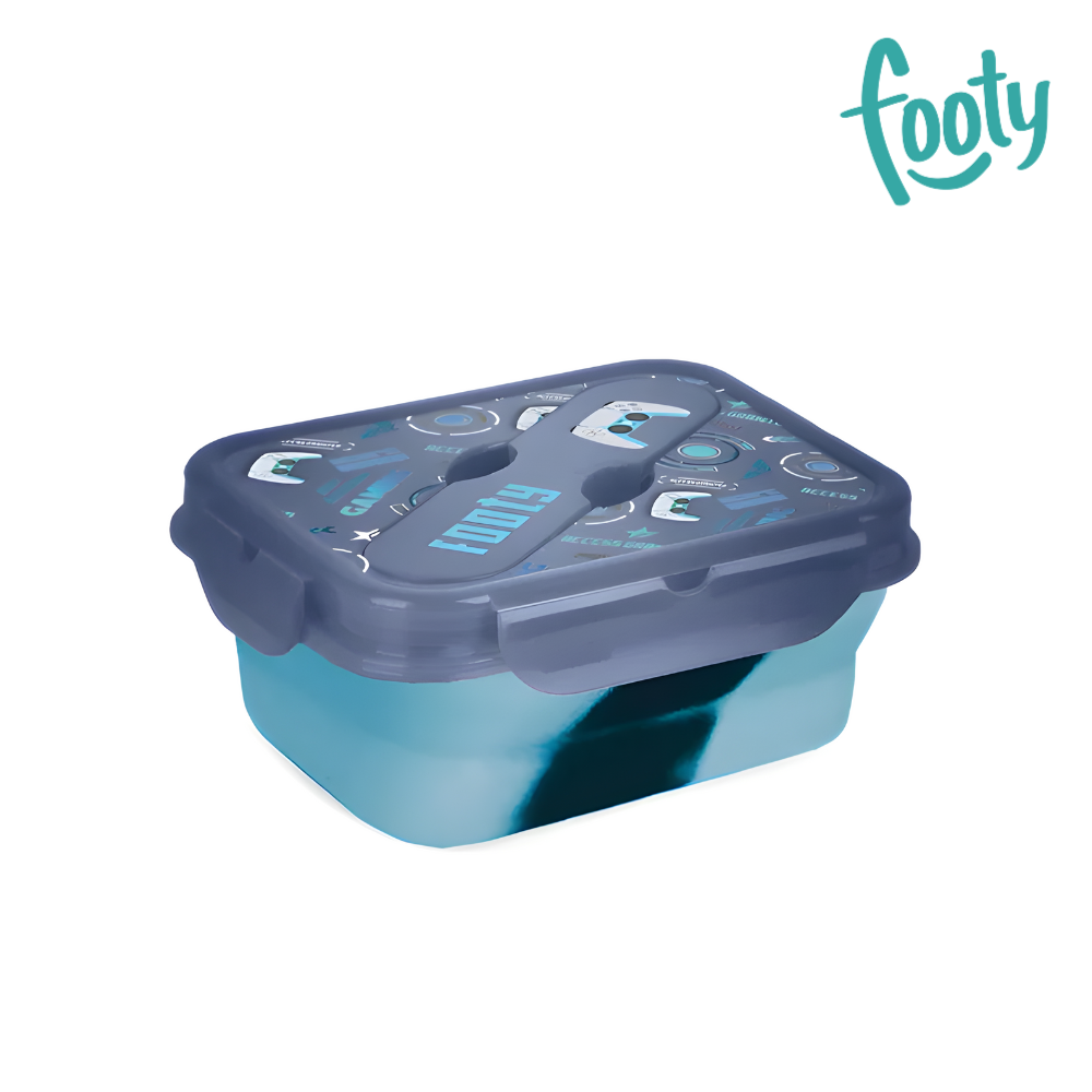 LUNCHERA FOOTY CON CUBIERTOS | ModaShop